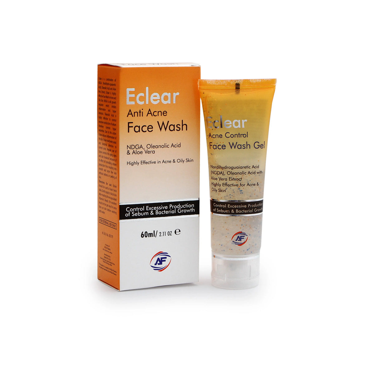 Eclear Anti Acne Face Wash Gel 60mL – AFTech Skincare